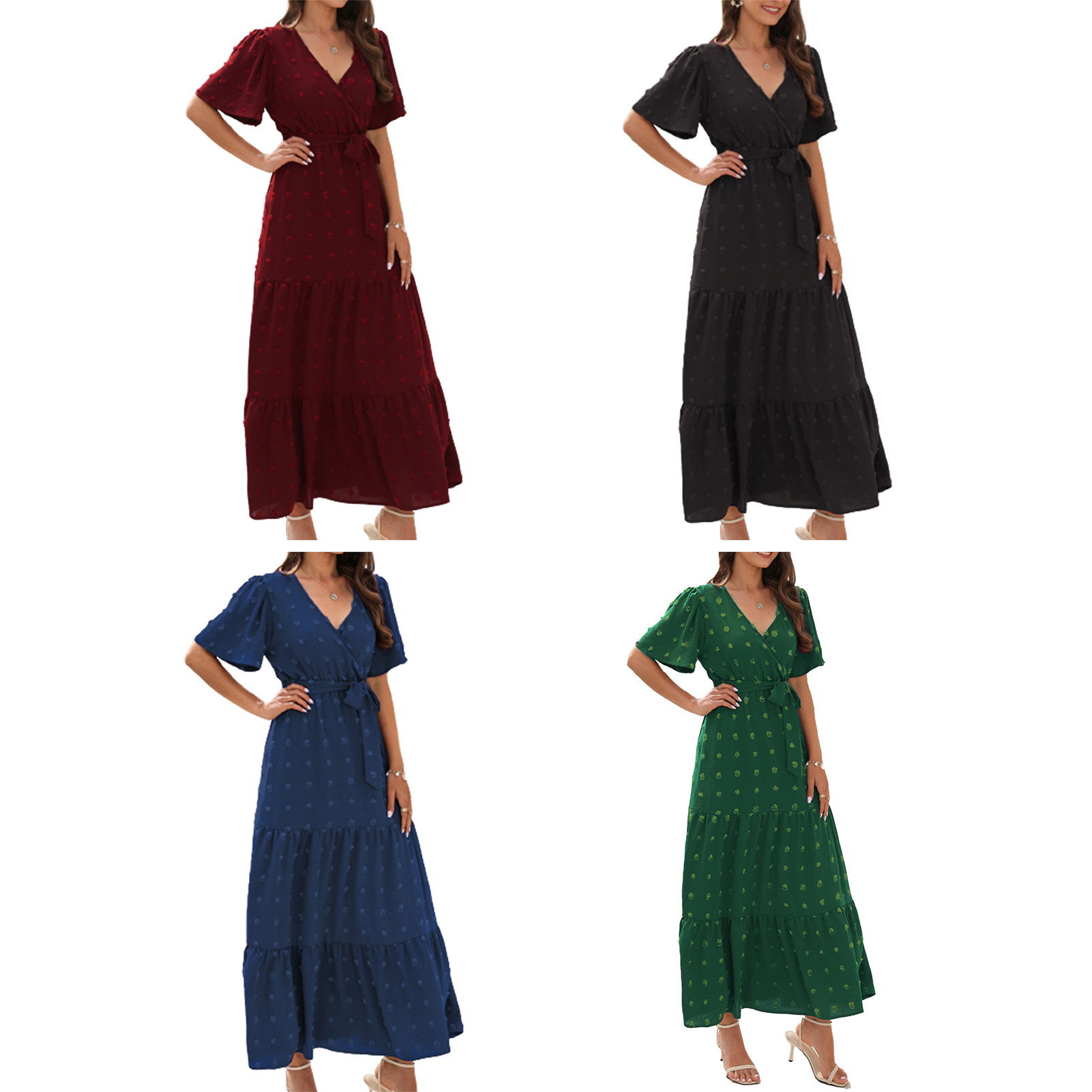 ROBE Robe de soirée Streetwear Hairball Trendy Lady Robe dété ...